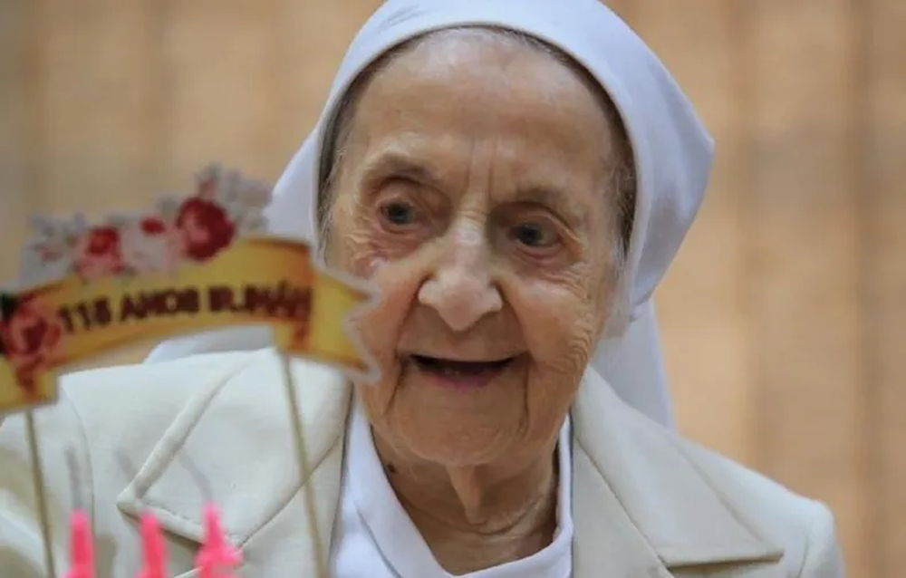 Murió a los 116 años Inah Canabarro, la persona más anciana del mundo: era una monja brasileña y ...