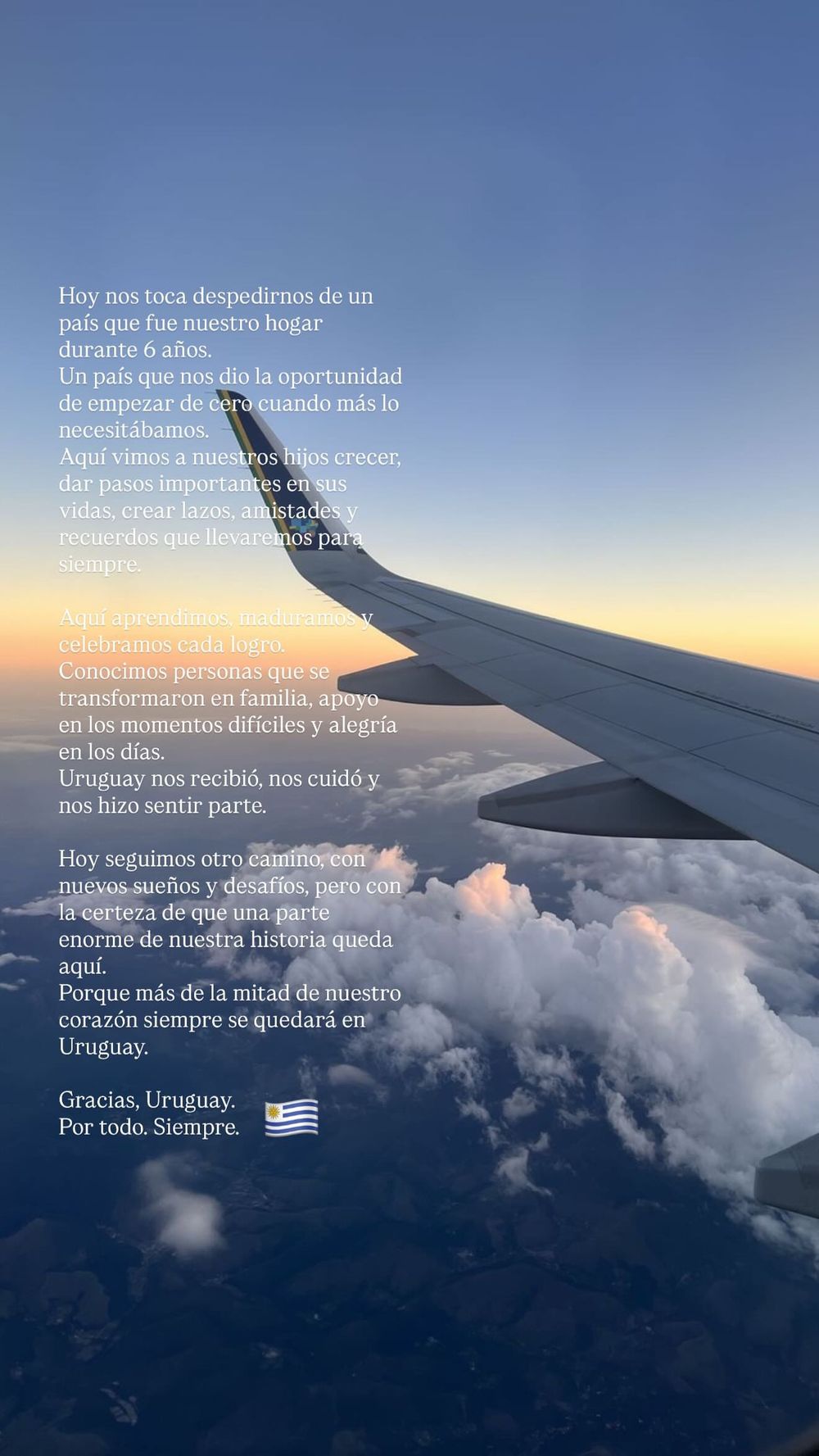 Leo Coelho y su familia se despidieron de Uruguay: Una parte enorme de ...