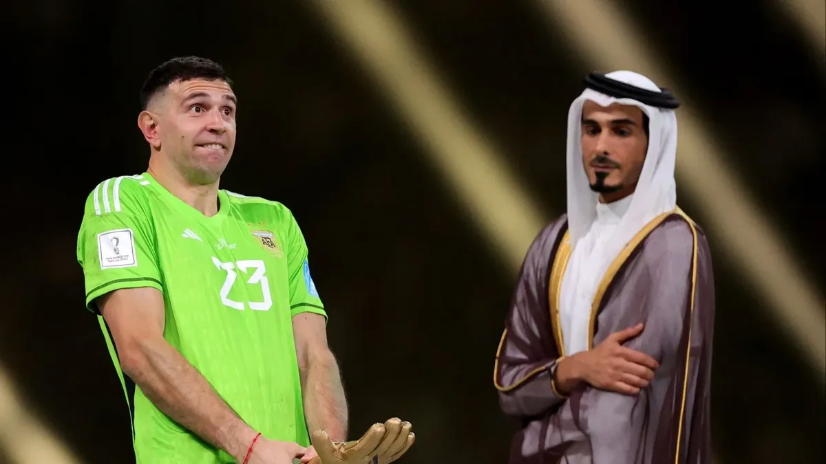 El gesto de Dibu Martínez que recorre el mundo tras su premiación como ...