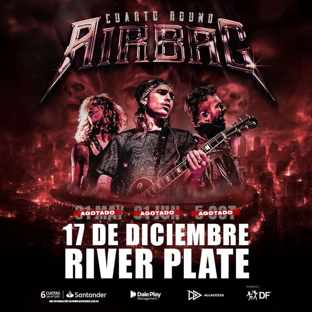 Airbag en River | Empezó la venta de entradas: precios, ubicaciones y link de acceso a la fila ...