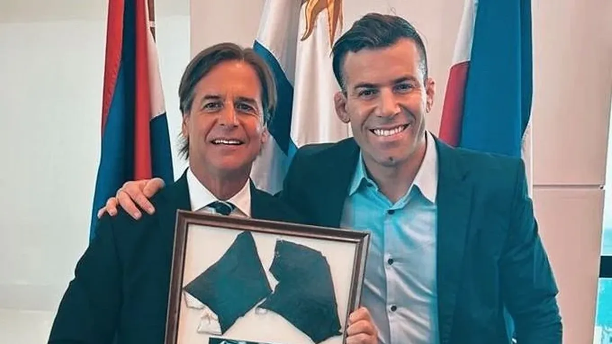 Gastón Reyno se reunió con el presidente Luis Lacalle y le agradeció la ...