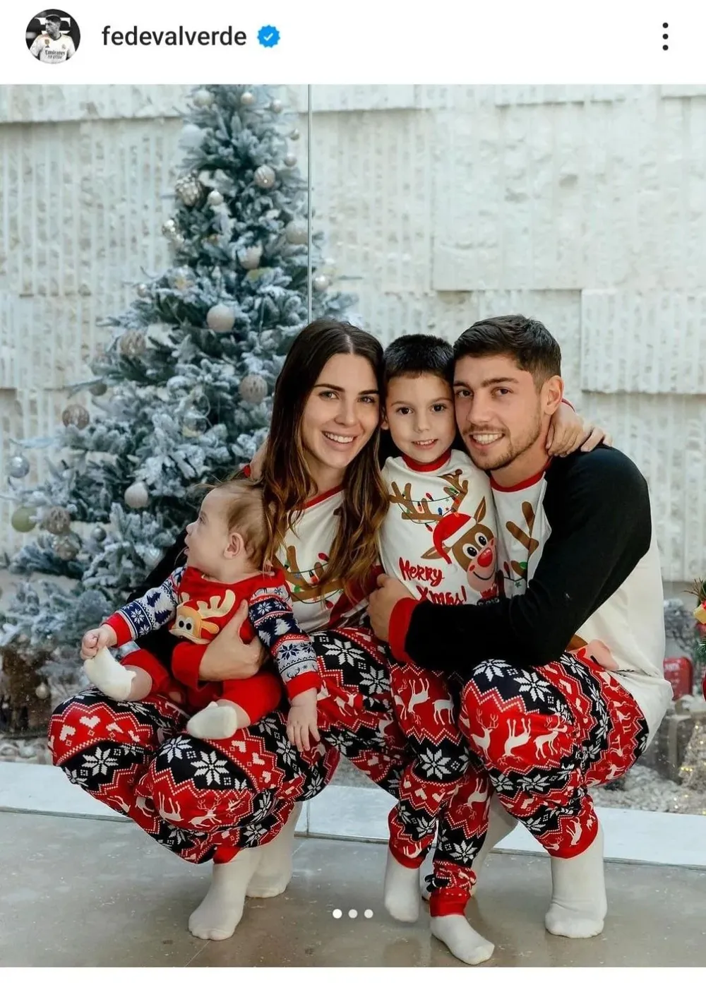 Benicio, el hijo mayor de Federico Valverde, sorprendió a todos vestido ...