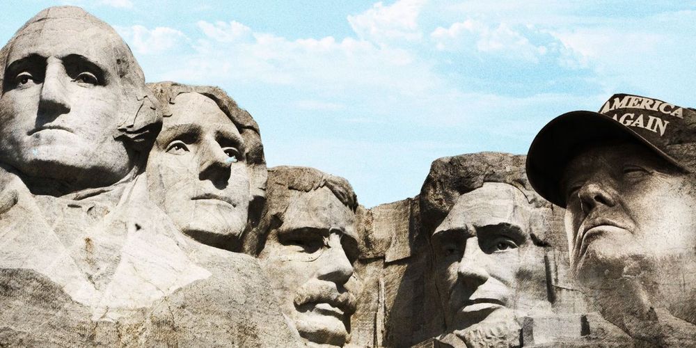 Trump en el Monte Rushmore y dólar con su rostro: las insólitas ...