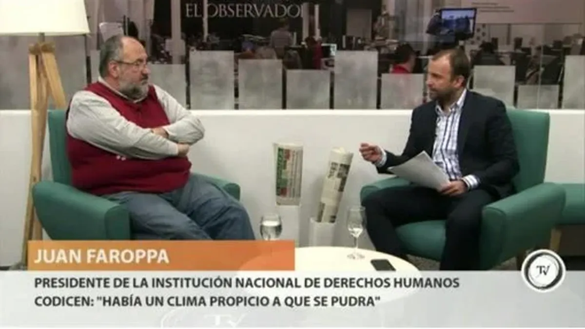 Faroppa: Si decía que la policía fue represiva, todo el mundo aplaudía