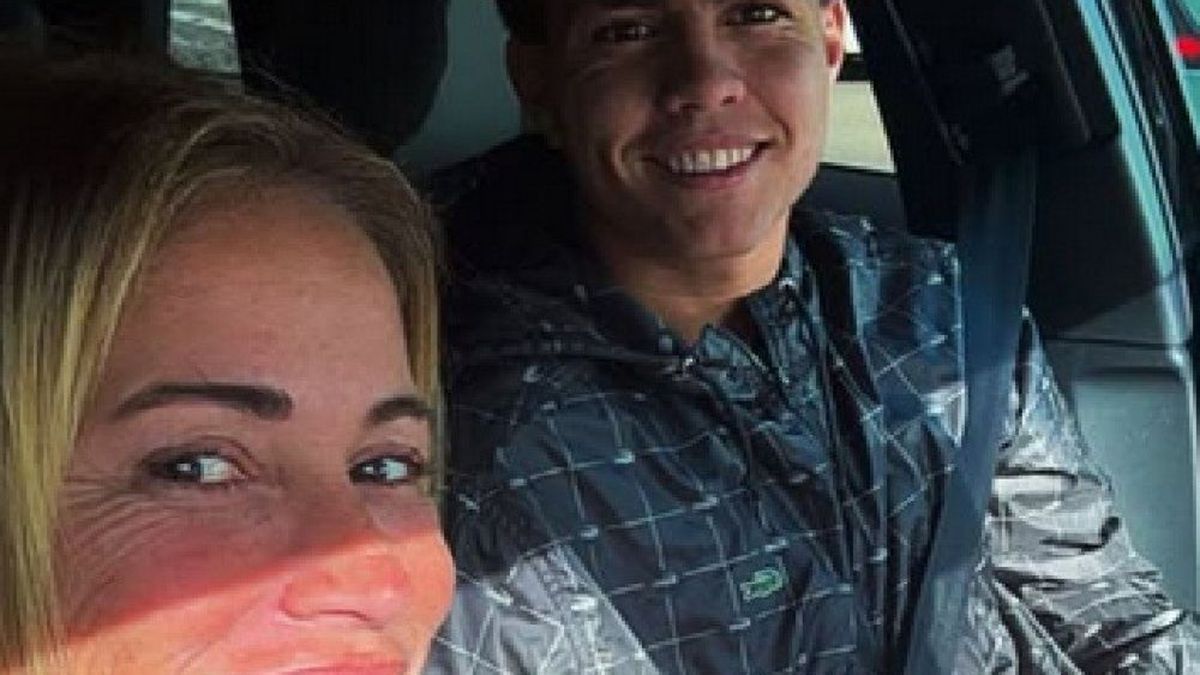 La alegría de Jeremía Recoba, quien fue dado de alta tras su operación ...