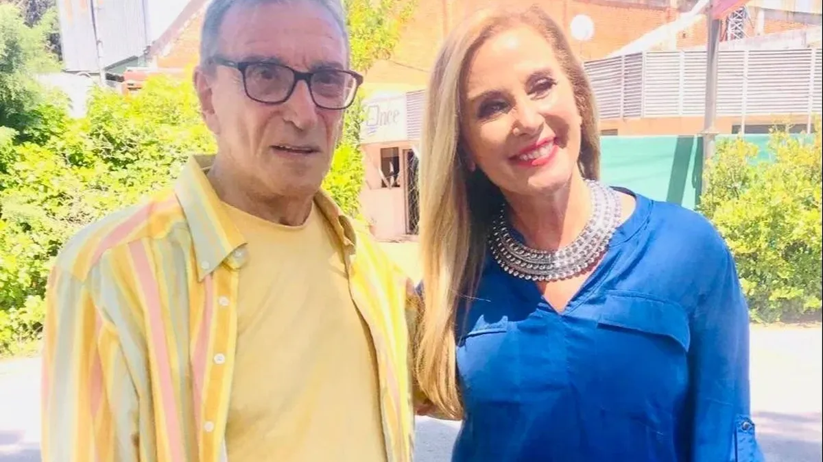 Cacho de la Cruz cumplió 86 años y Laura Martínez, su expareja, le ...