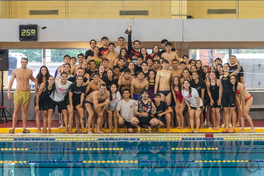 Olimpia campeón del Nacional de natación y Diego Aranda batió un récord espectacular