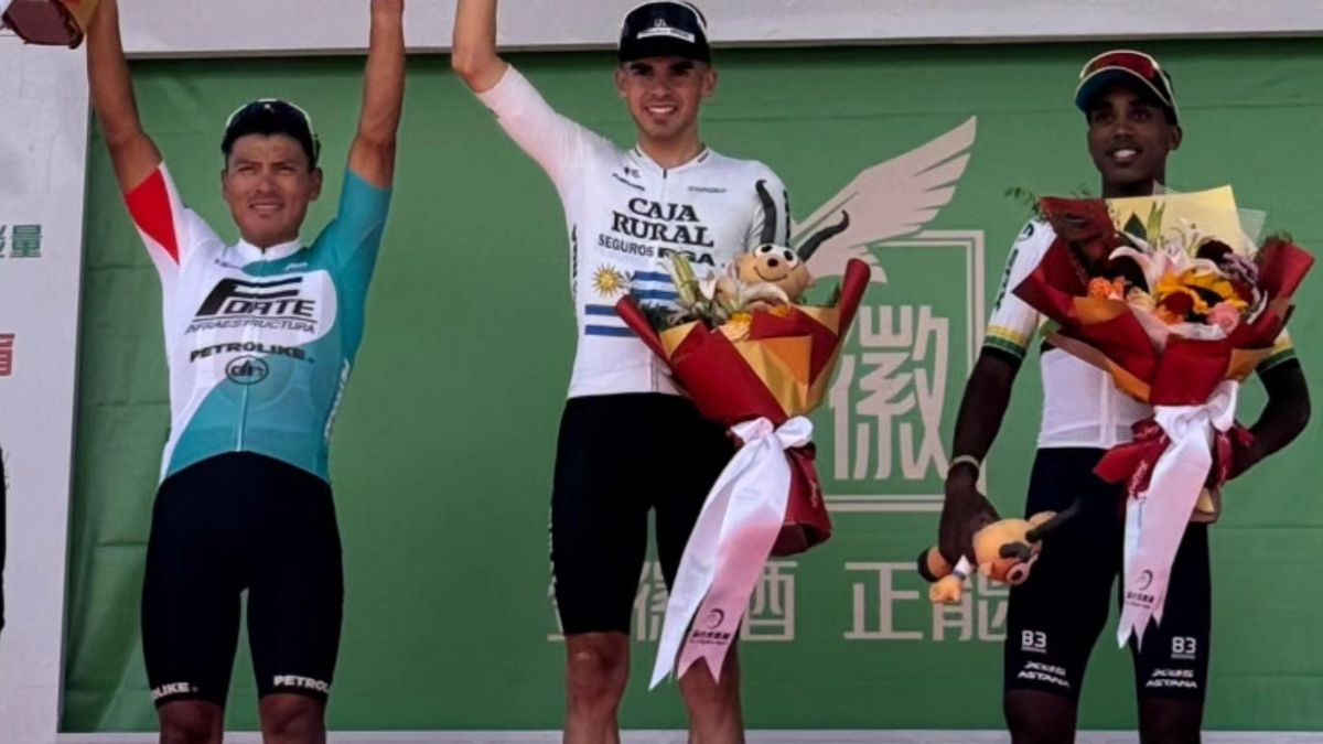 La bandera de Uruguay brilló en China: Thomas Silva ganó la segunda etapa del Tour de Qinghai y ...