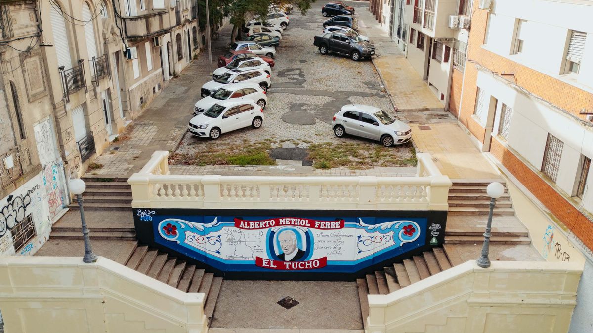 La histórica escalinata del Parque Rodó que se salvó de ser demolida ...