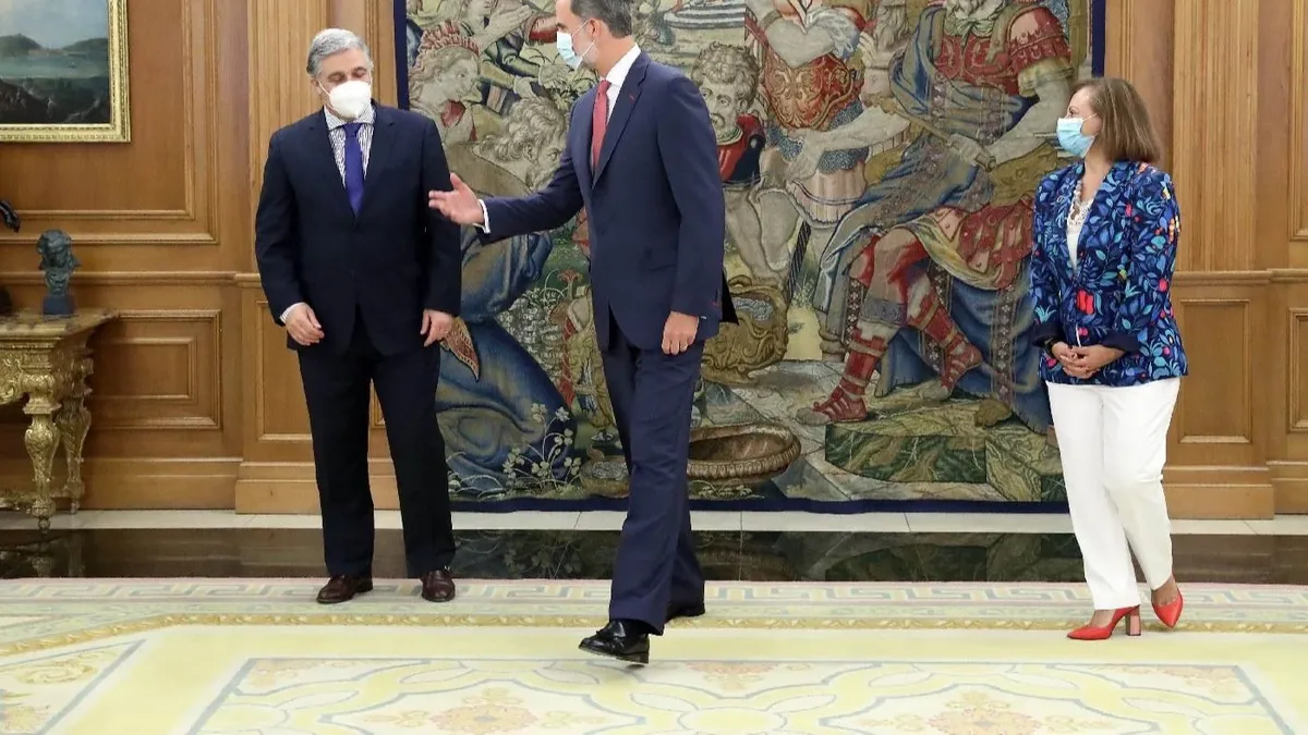 Rey Felipe VI reapareció tras investigación contra su padre y recibió a ...
