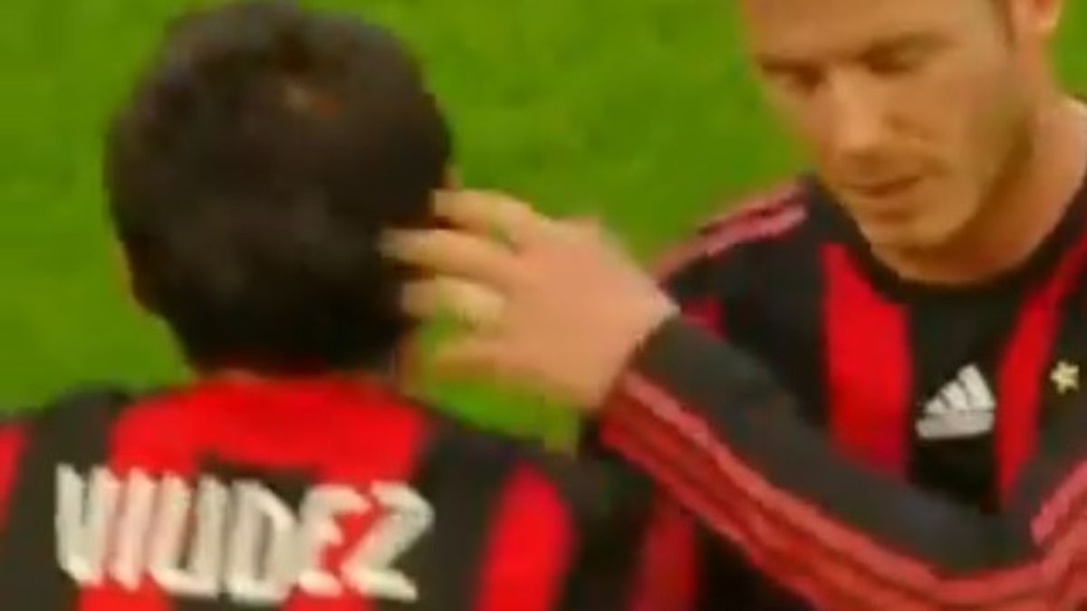 El inolvidable momento de Tabaré Viudez con David Beckham: mirá el ...