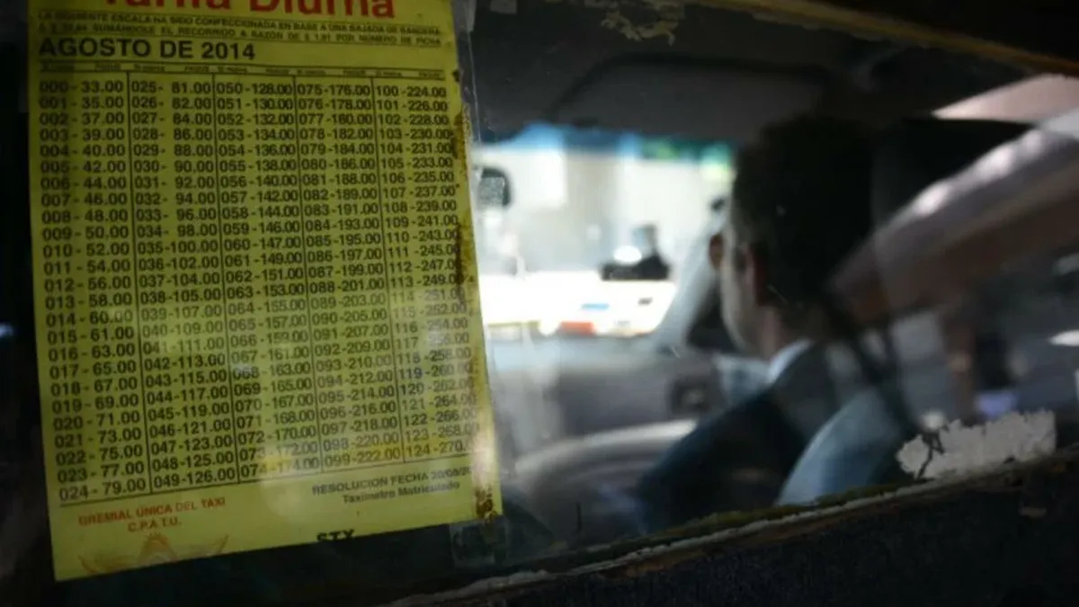 Tarifa de taxi en Montevideo aumenta 5,5% desde la medianoche