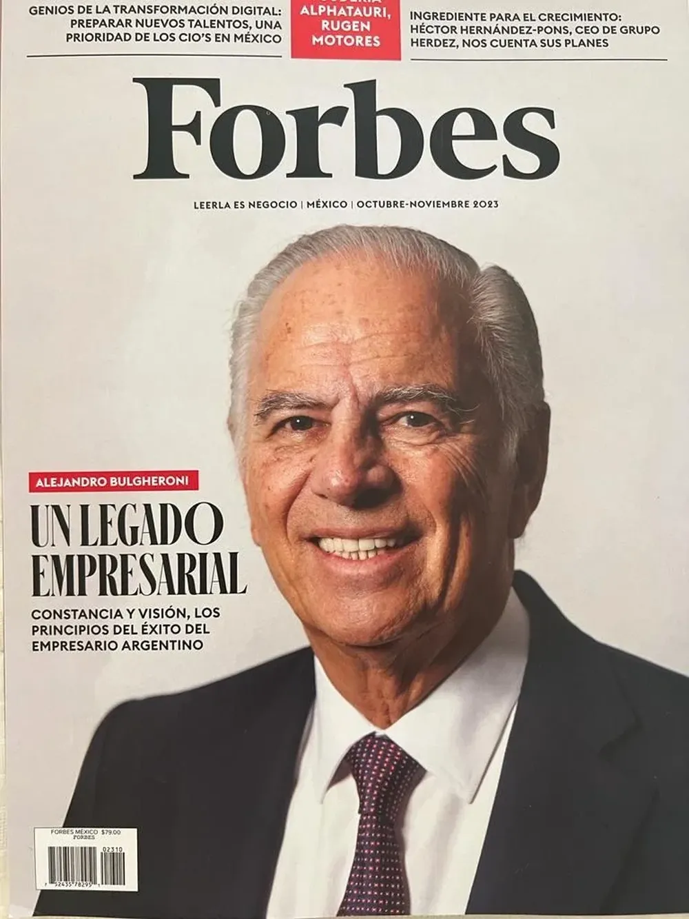 Este es el legado de Alejandro Bulgheroni, el cuarto hombre más rico y ...