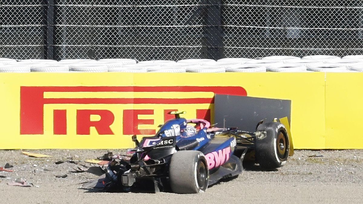El impactante choque de Jack Doohan en la FP1 del Gran Premio de Japón ...