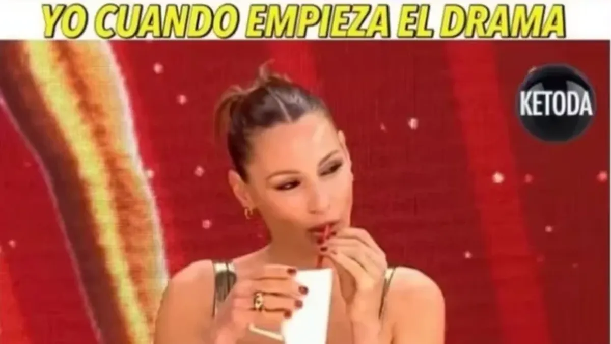 Los memes irónicos de Pampita tras su enojo en la entrega de los ...