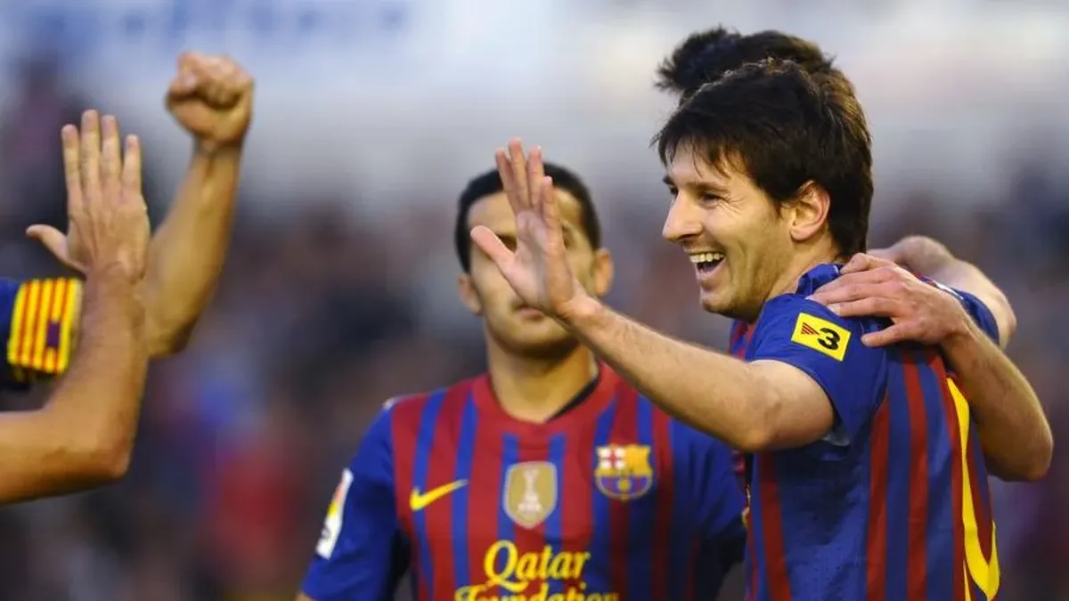 Messi hizo su rutina