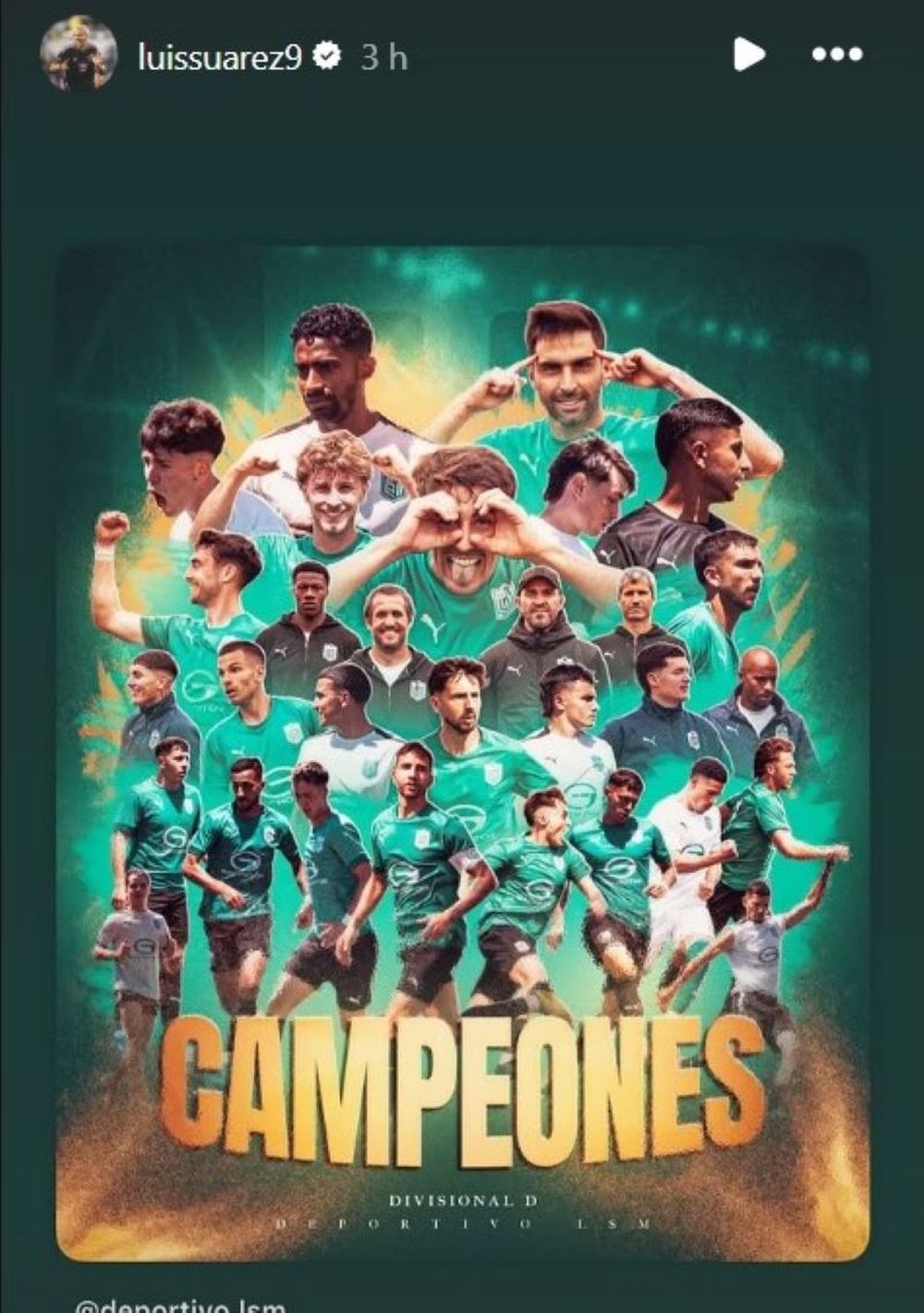 Las reacciones de Luis Suárez y de Lionel Messi ante el título y el ascenso a la Divisional C ...