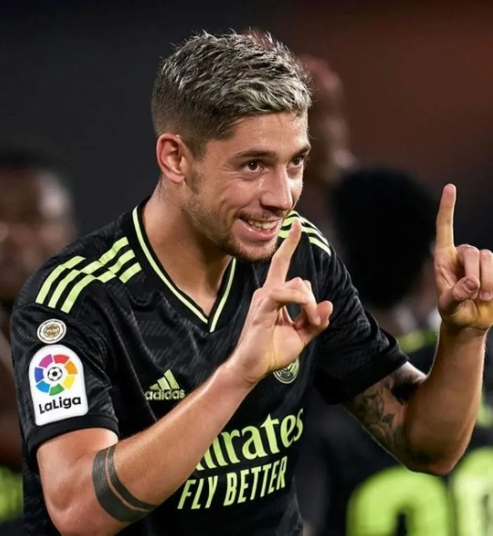 El festejo de gol preparado de Federico Valverde que imitó su hijo Benicio