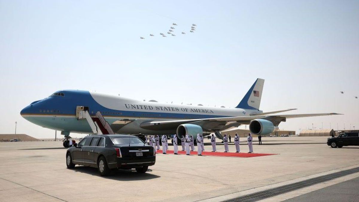 Cómo es el Air Force One y por qué a Trump le entusiasma que Qatar le ...