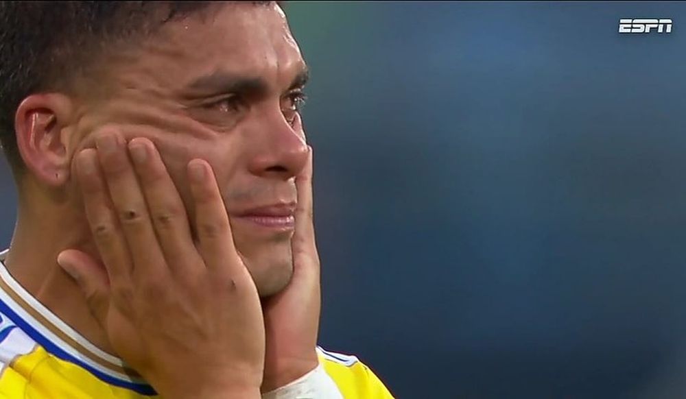 Las lágrimas del uruguayo Brian Ocampo tras el duro momento que pasó ...